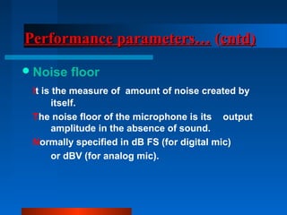 Poly seminar-mems microphone jamsheed | PPT