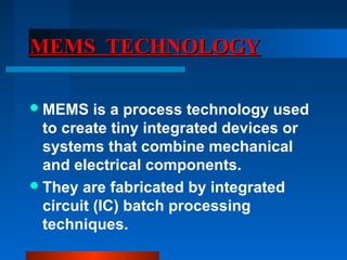 Poly seminar-mems microphone jamsheed | PPT