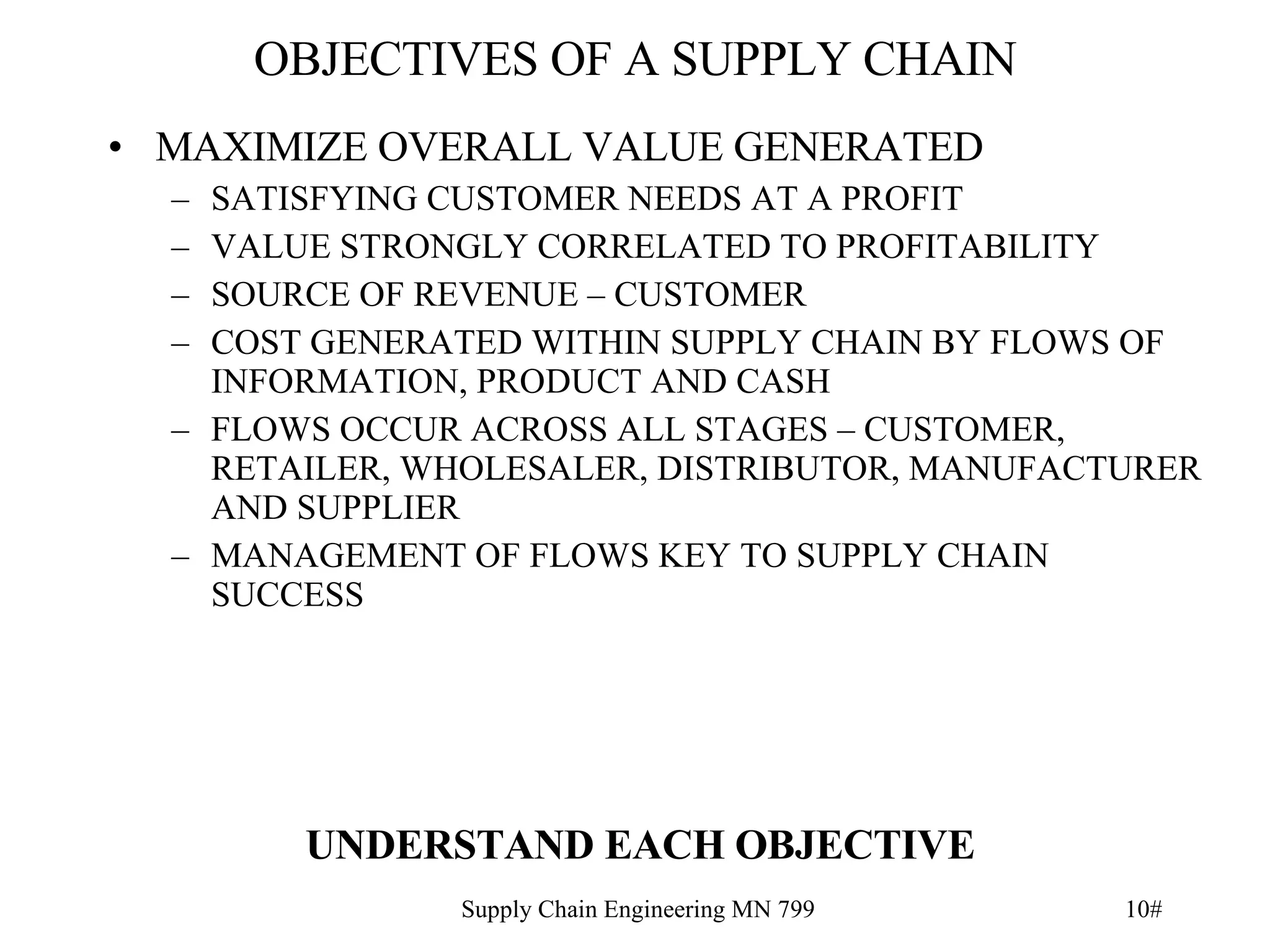 Supply Chain Engineering | PPT