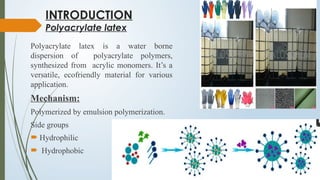 Polyacralyte Latex.pptx chemistry analytical | PPTX