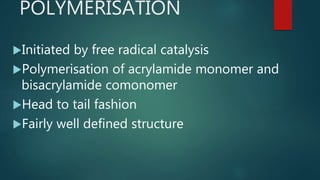 Polyacrylamide gel electrophoresis | PPTX