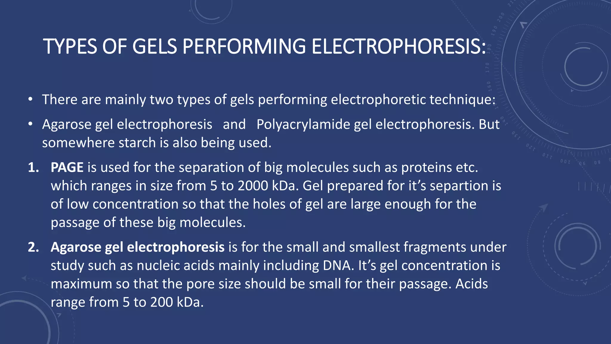 Polyacrylamide gel electrophoresis | PPTX