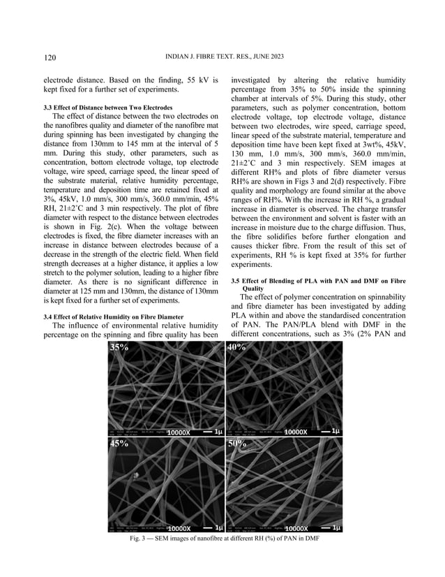 Polyacrylonitrile and polylactic acid blend nanofibre spinning using ...