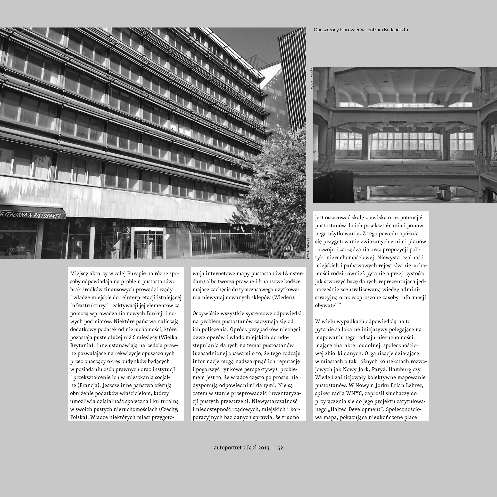 Levente Polyak, Przetworzone miasto | PDF