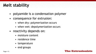 Polyamide extrusion | PPT