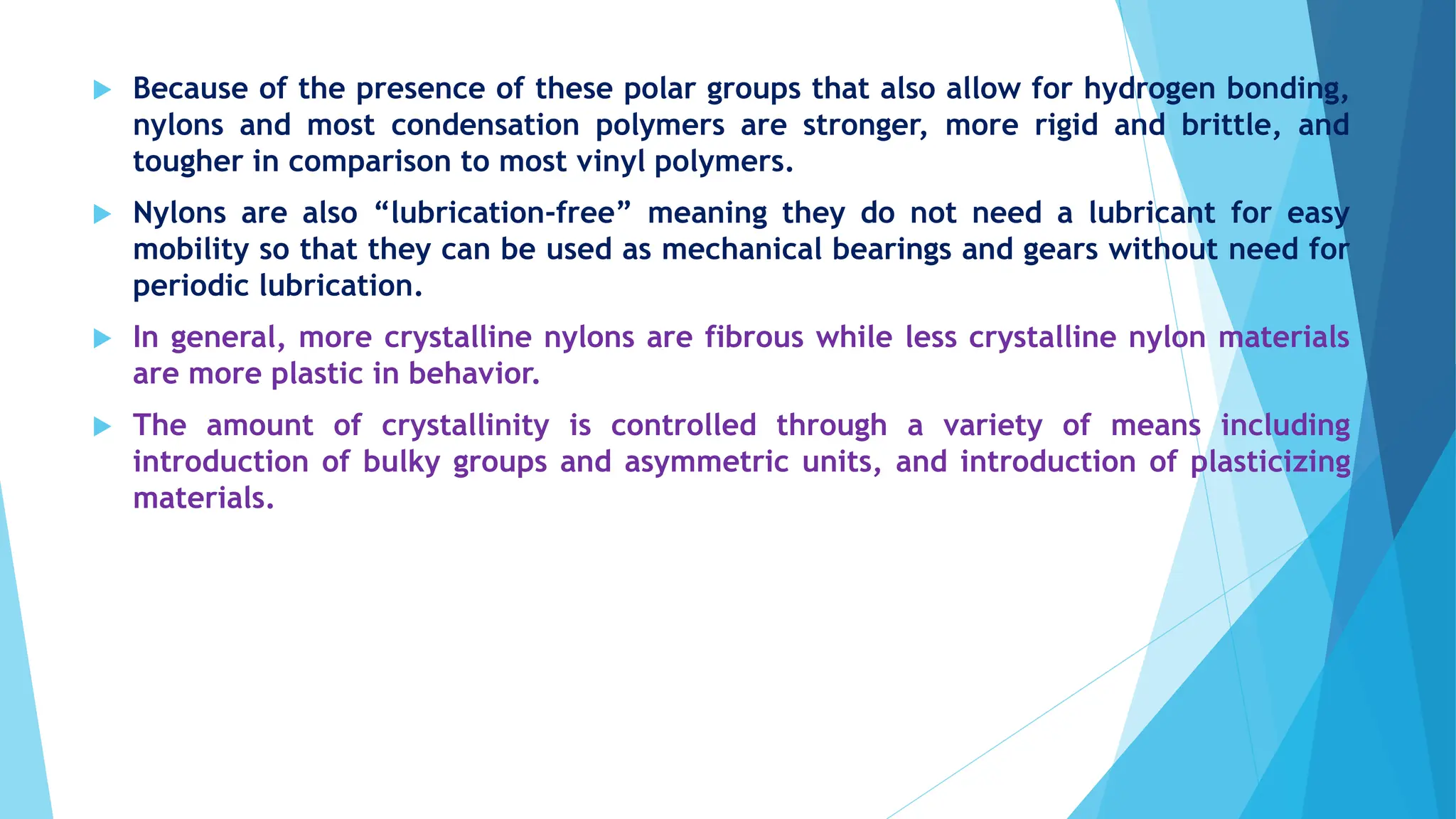 Polyamides polymer synthesis haion ajkkans | PDF