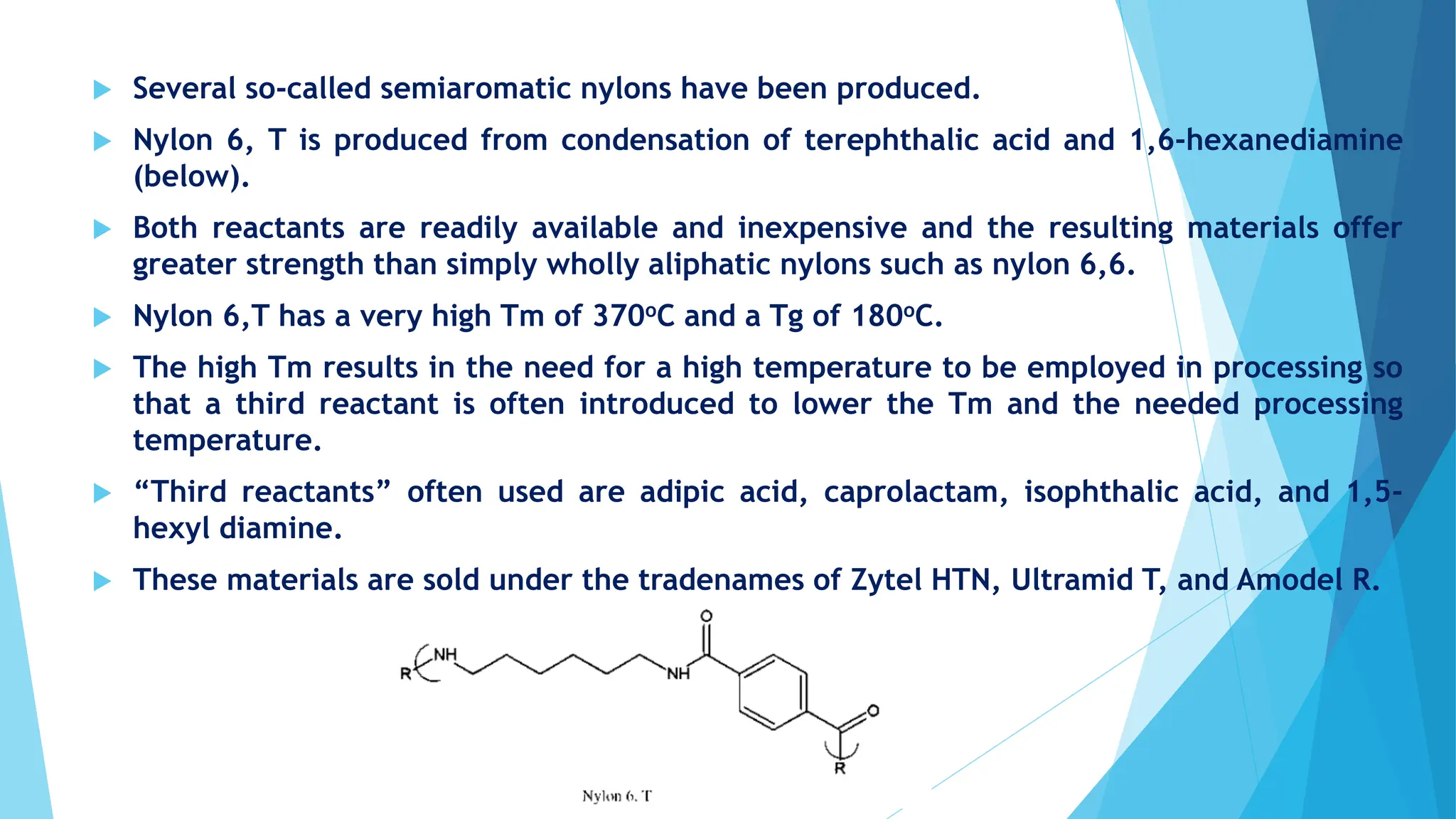 Polyamides polymer synthesis haion ajkkans | PDF