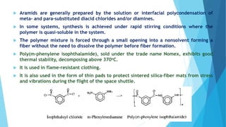 Polyamides polymer synthesis haion ajkkans | PPT