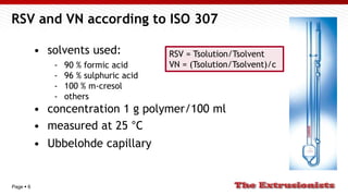 Polyamide viscosity measurement methods | PPSX