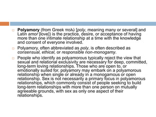 Polyamory | PPT