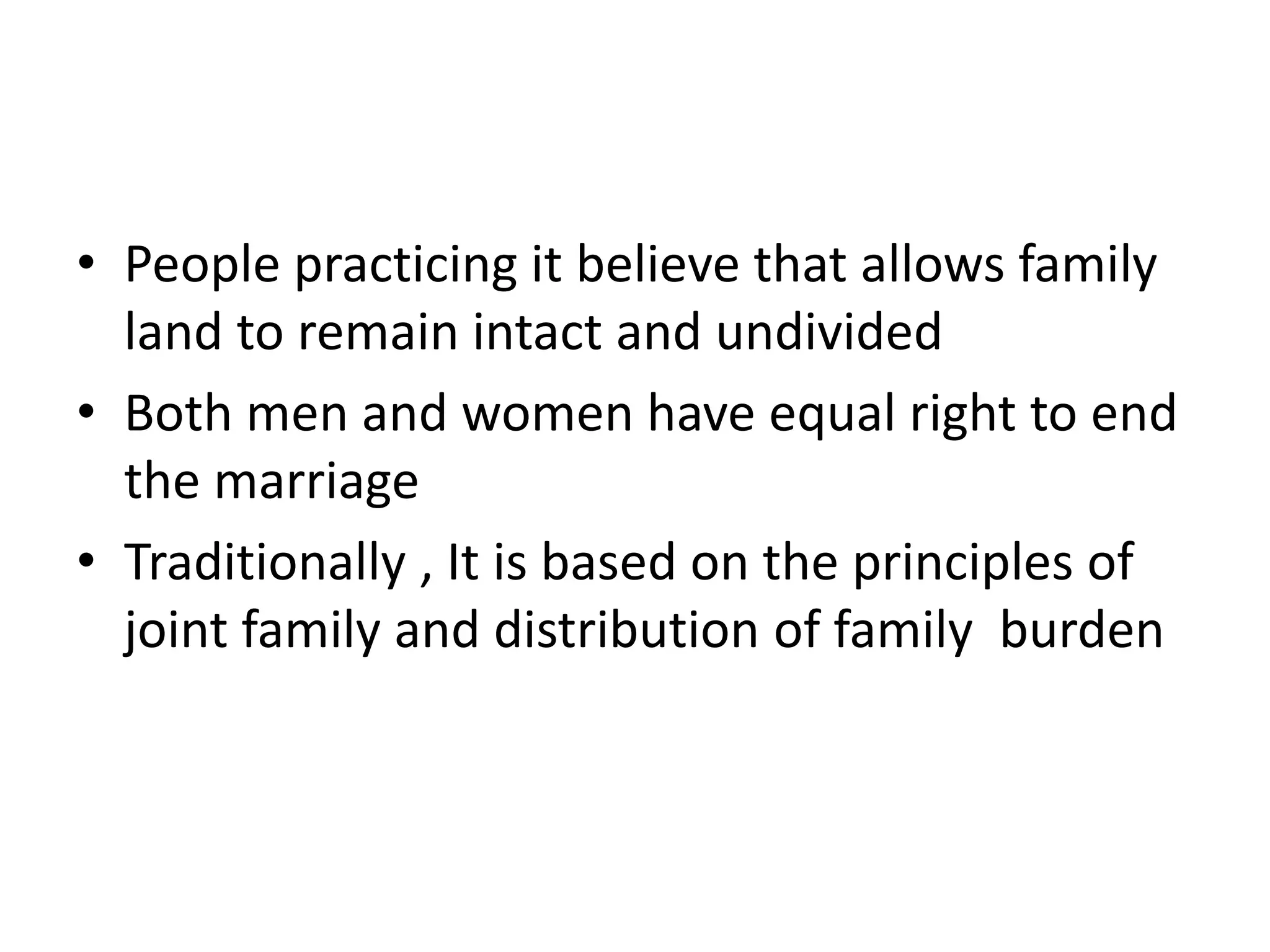 Polyandrous societies in india | PPTX