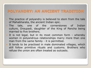 Polyandry | PPT