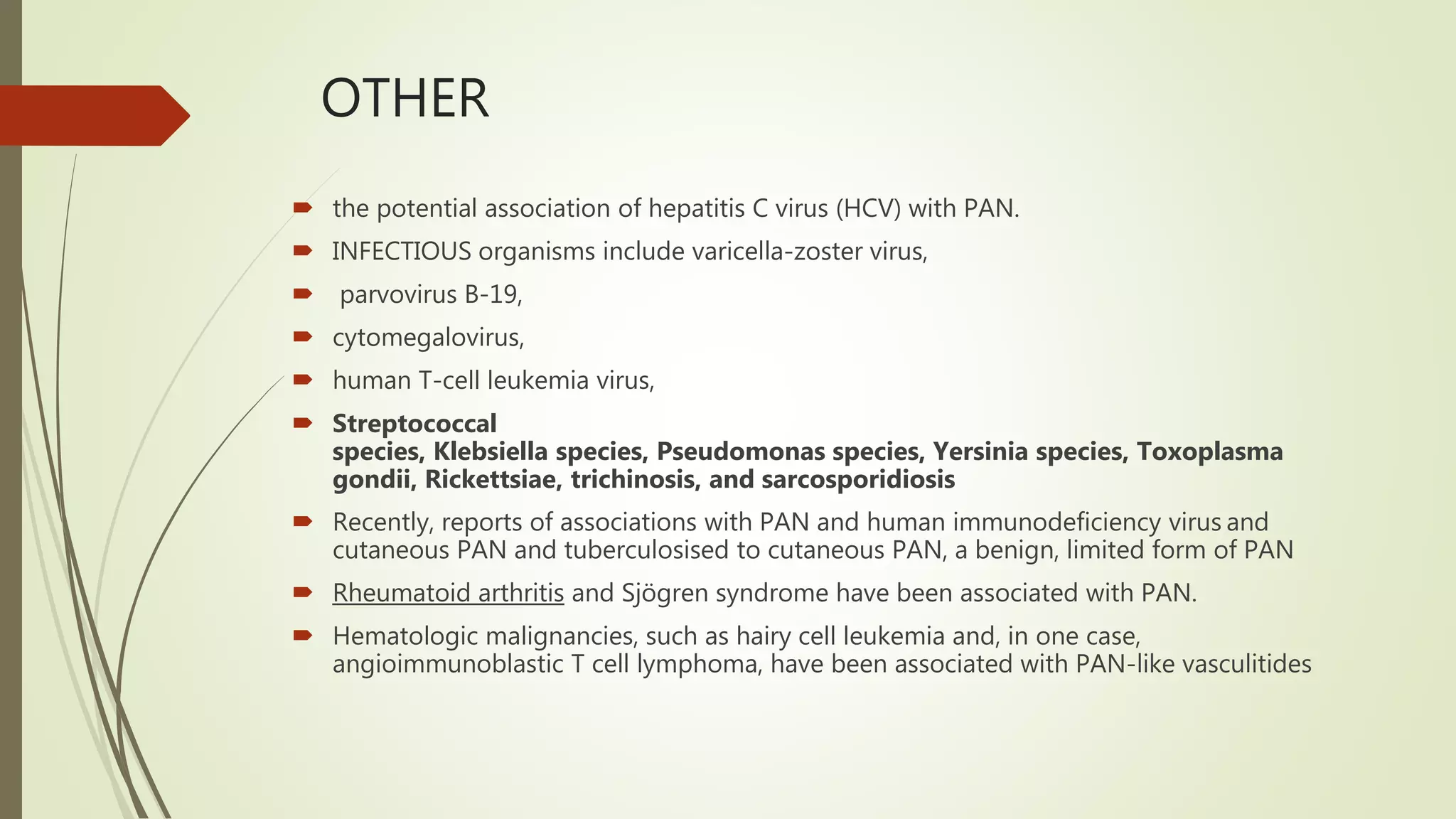 Polyarteritis nodosa | PPTX