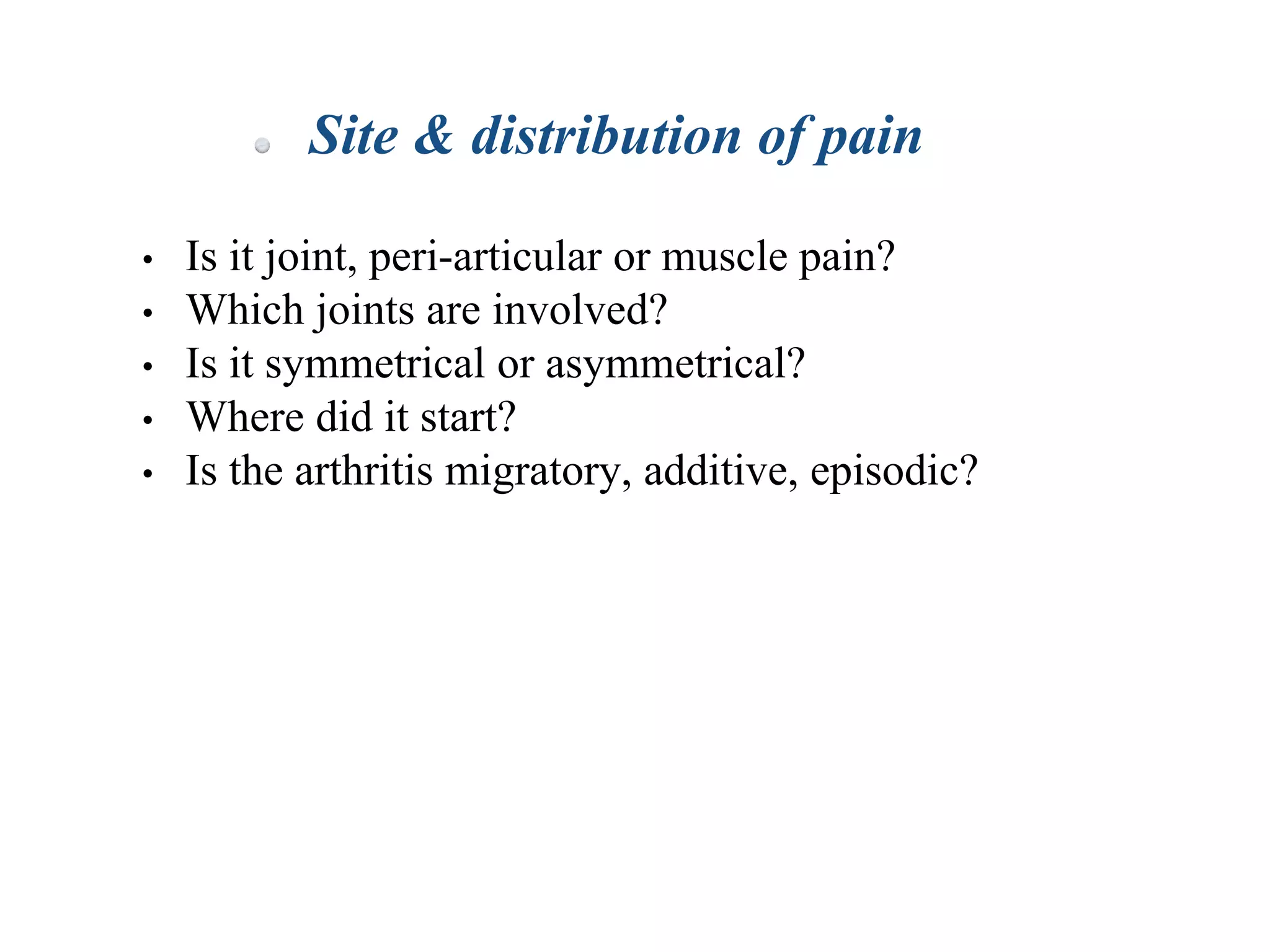Polyarthritis (clinical approach) | PPTX