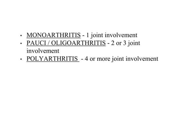Polyarthritis (clinical approach) | PPTX | Bone and Joint Conditions ...