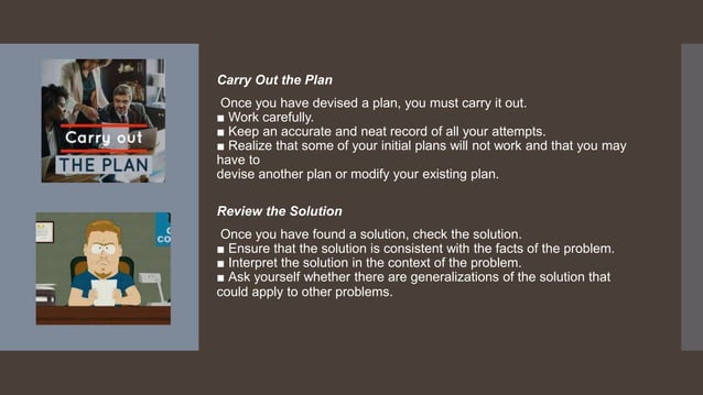 Polya's Problem - Solving Strategy | PPTX