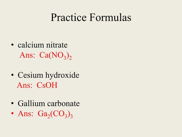 Polyatomic Ions - What is the difference between the two different ...