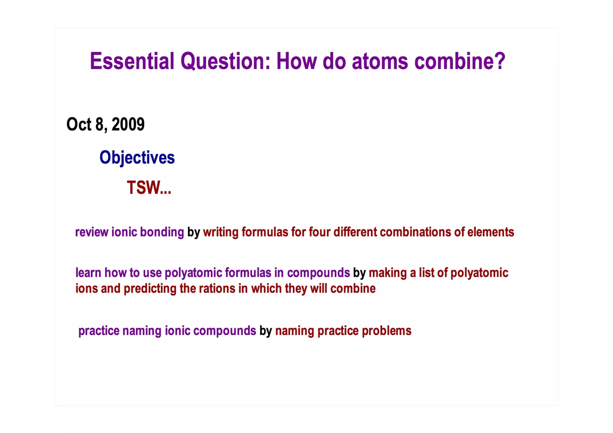 Polyatomic Ions | PPT