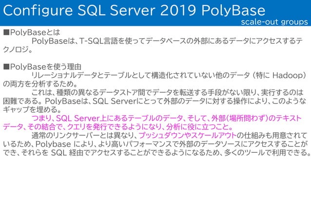 Polybase scale outgroups | PPT