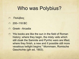 Polybius intro | PPTX