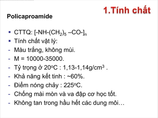 Polycaproamide | PPTX