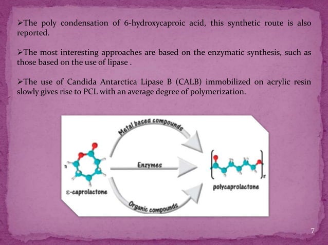 Polycaprolactone(PCL) | PPTX | Chemistry | Science
