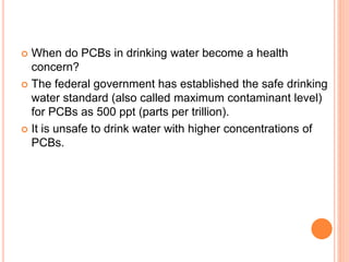 Polychlorinated biphenyls | PPTX