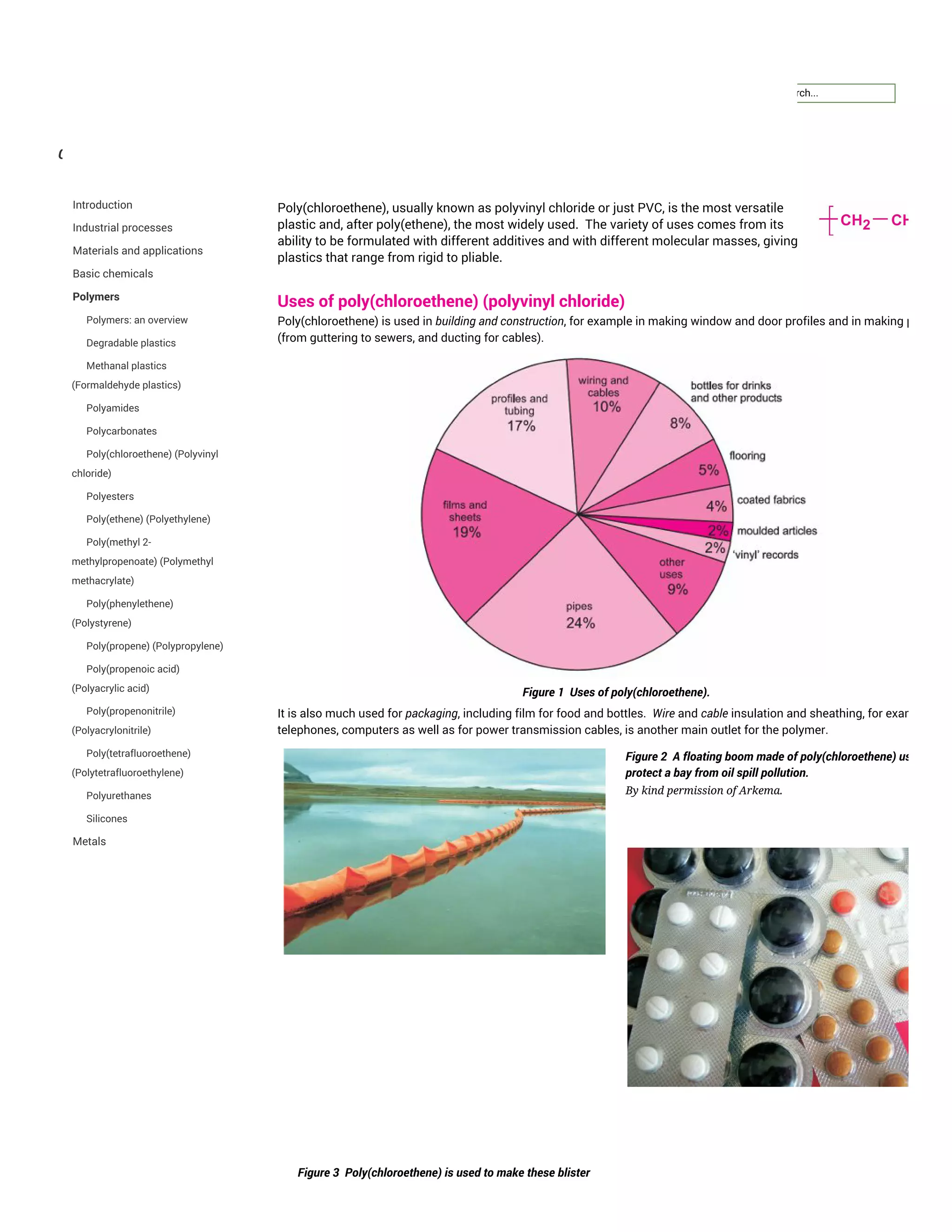 Poly(chloroethene) (polyvinyl chloride) | PDF