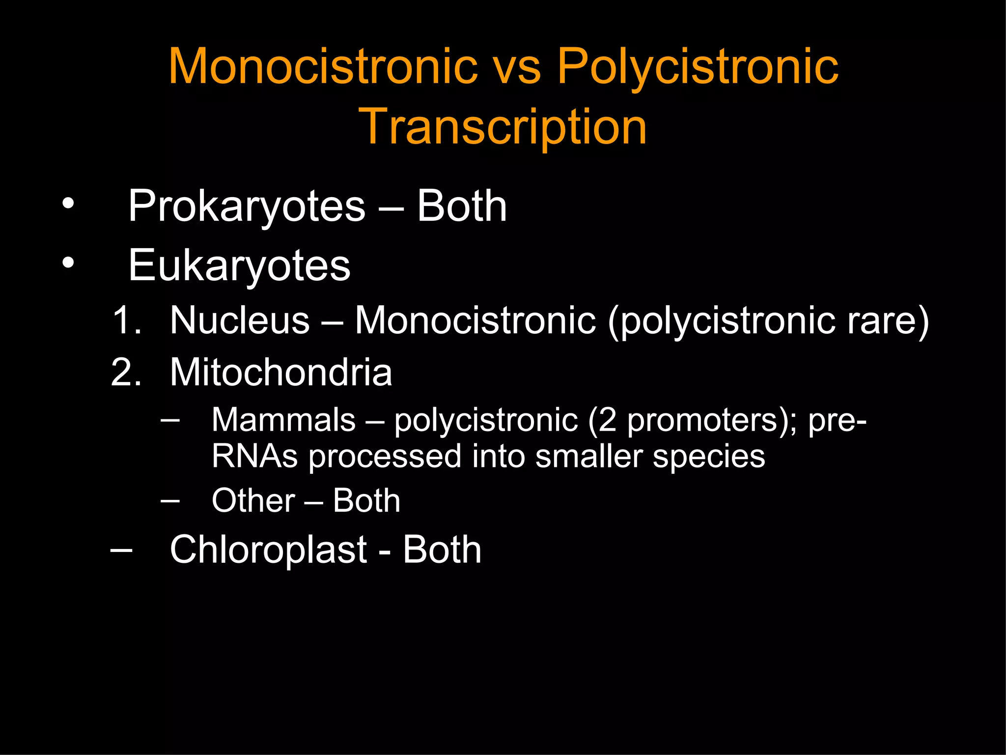 Polycistronic gene | PPT