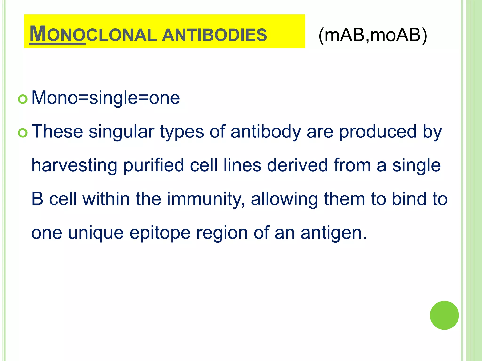 Polyclonal and monoclonal antibody production | PPT