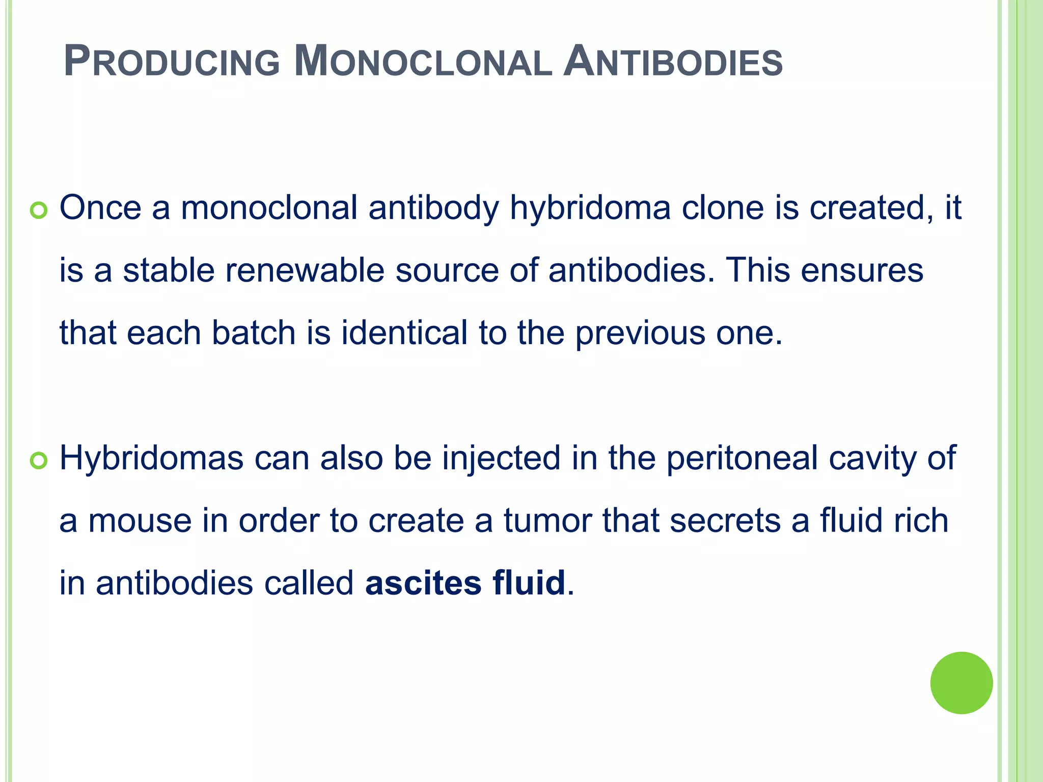 Polyclonal and monoclonal antibody production | PPT