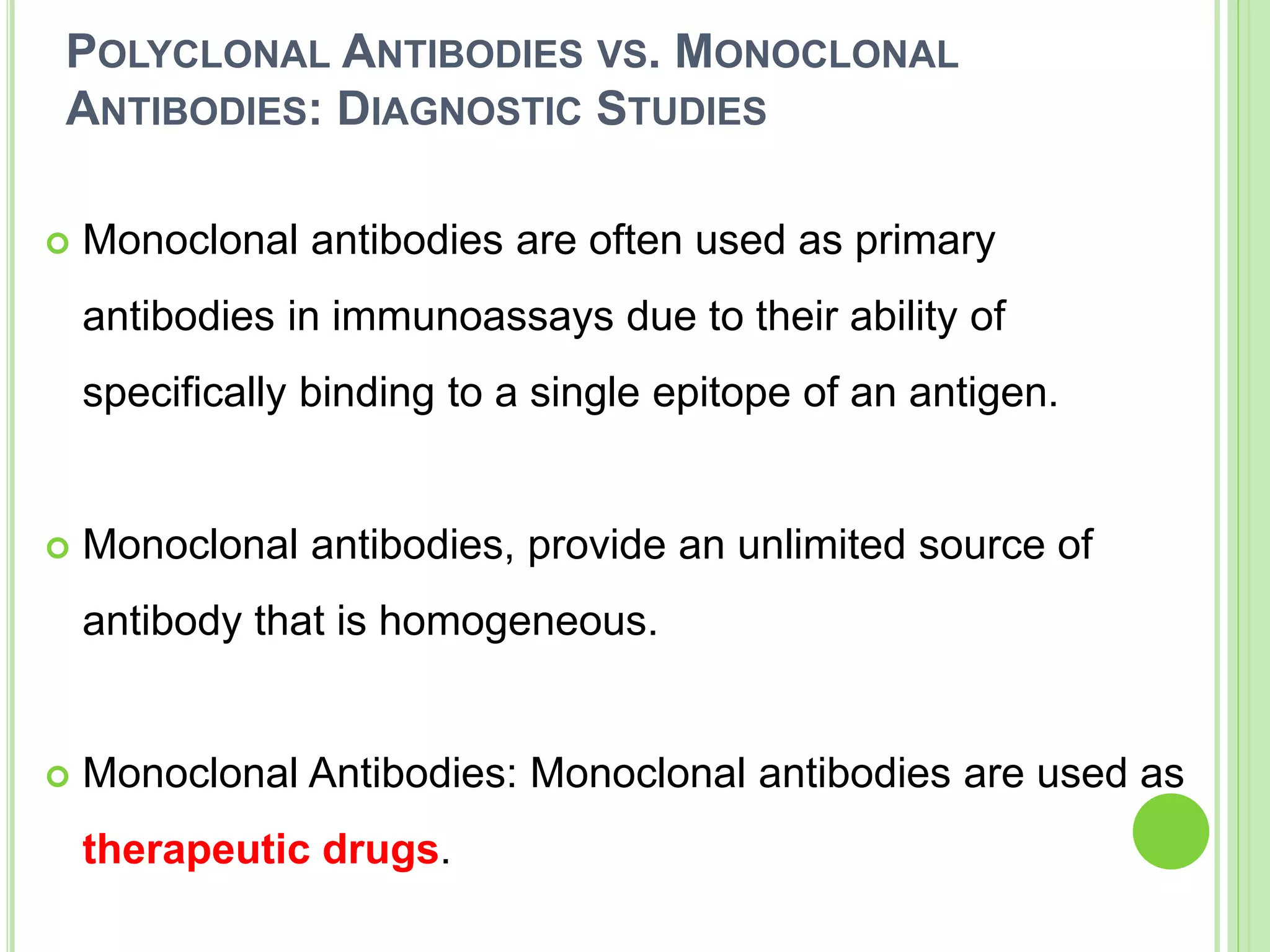 Polyclonal and monoclonal antibody production | PPT