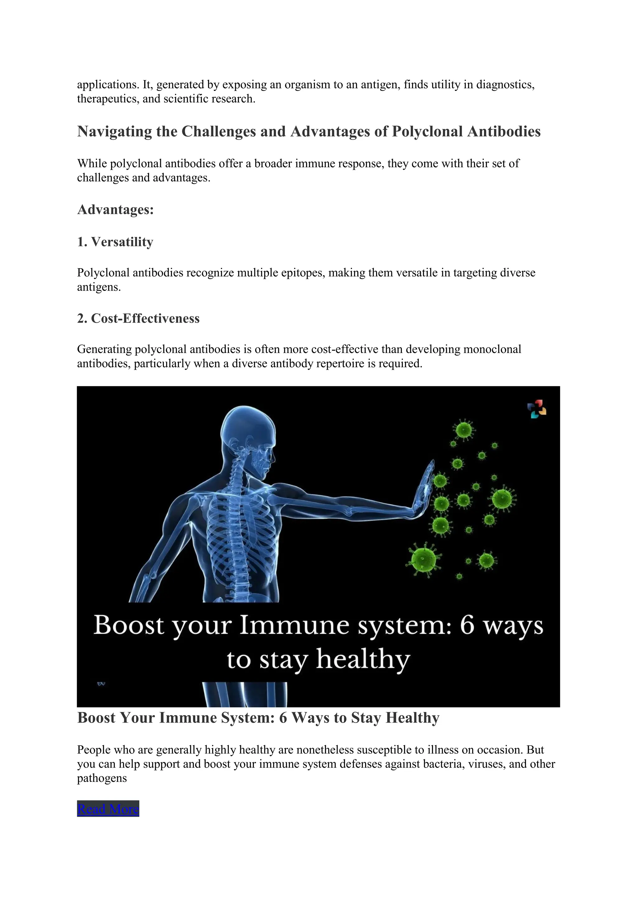 Monoclonal vs. Polyclonal Antibodies: Detail Exploration | The ...
