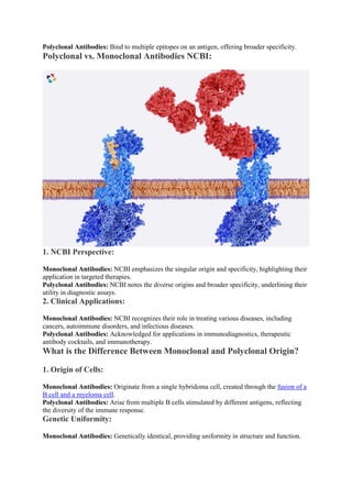 Polyclonal vs. monoclonal antibodies: Research, Medicine, and ...