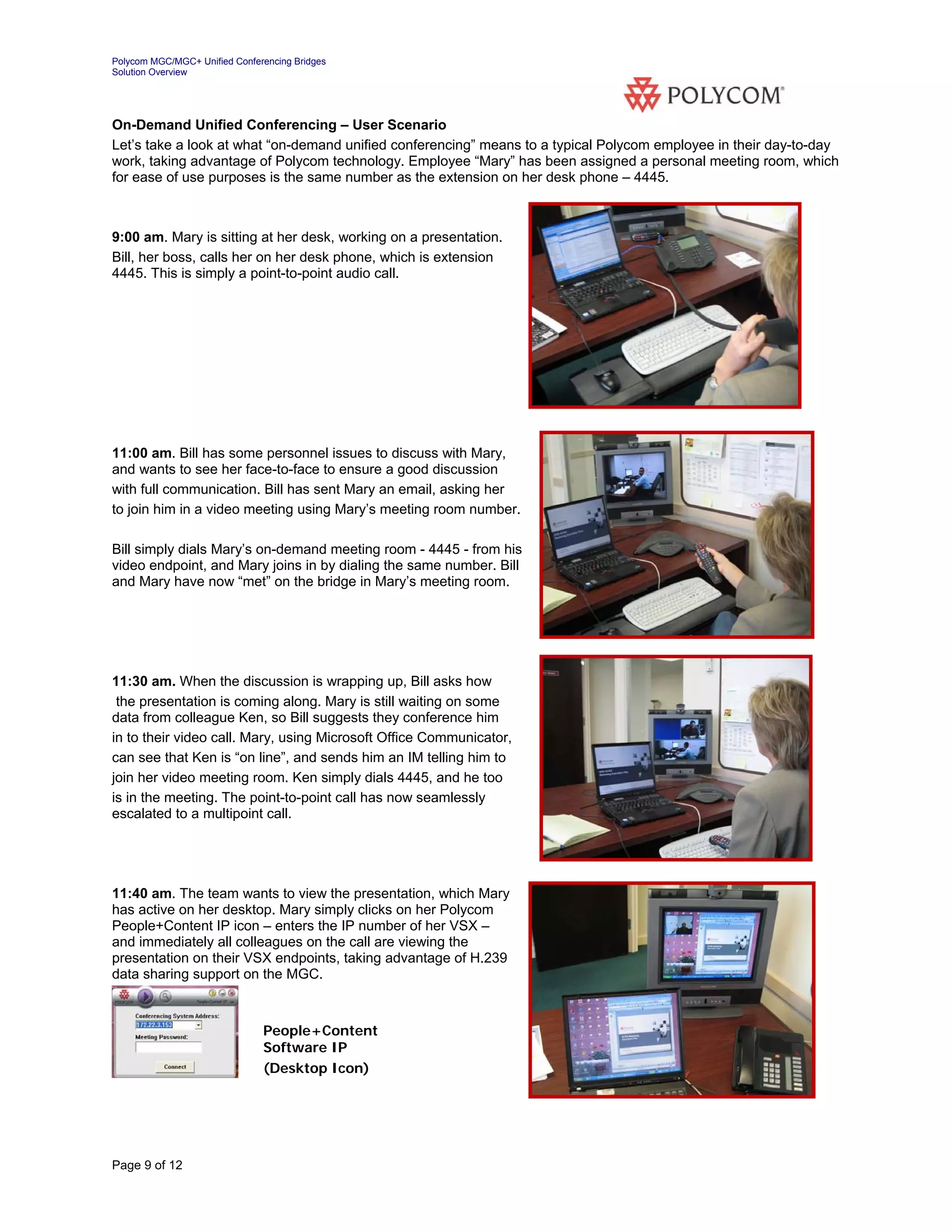 Polycom MGC/MGC Unified Conferencing Bridges Solution Overview | PDF