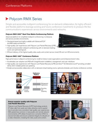 Polycom Video Conferencing Solutions Brochure | PDF