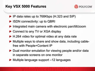 Polycom VSX 5000 - Product Briefing (PowerPoint) | PPT