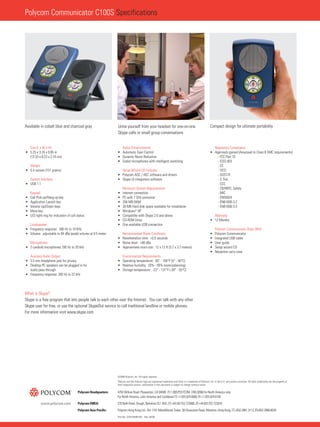 Polycom communicator data sheet | PDF