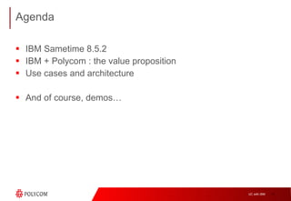 Polycom - Unified communication with IBM | PPT | Web Conferencing | Computer Software and ...