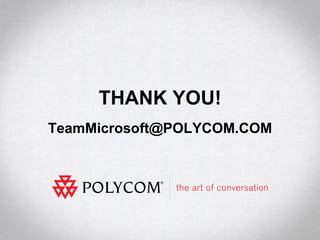 Polycom Microsoft Alliance | PDF