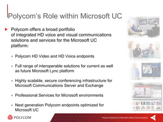 Polycom Microsoft Alliance | PDF