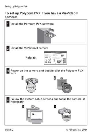 Polycom pvx setup guide | PDF