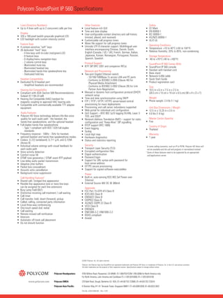 Polycom soundpoint ip560 data sheet | PDF