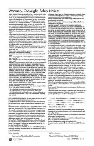 Polycom soundpoint ip650 add on module quick reference guide | PDF ...