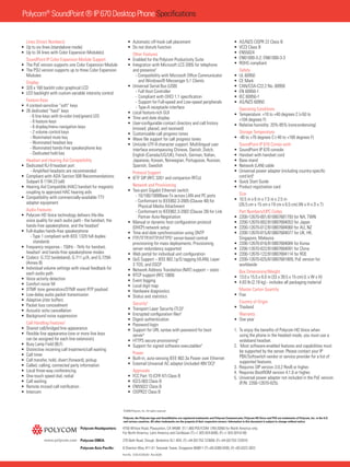 Polycom soundpoint ip670 data sheet | PDF