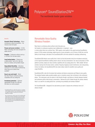 Polycom sound station 2w data sheet | PDF