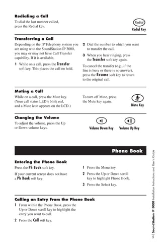 Polycom sound station ip3000 user guide | PDF