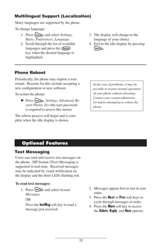 Polycom sound station ip4000 user guide | PDF