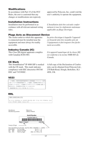 Polycom sound station ip4000 user guide | PDF
