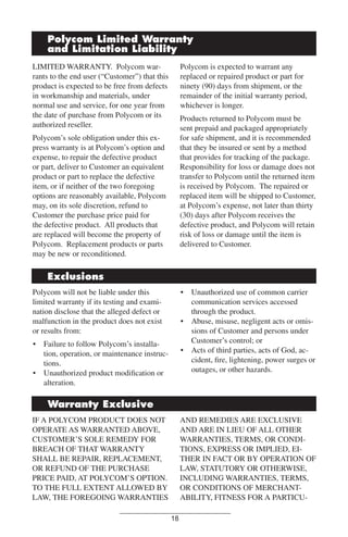 Polycom sound station ip4000 user guide | PDF